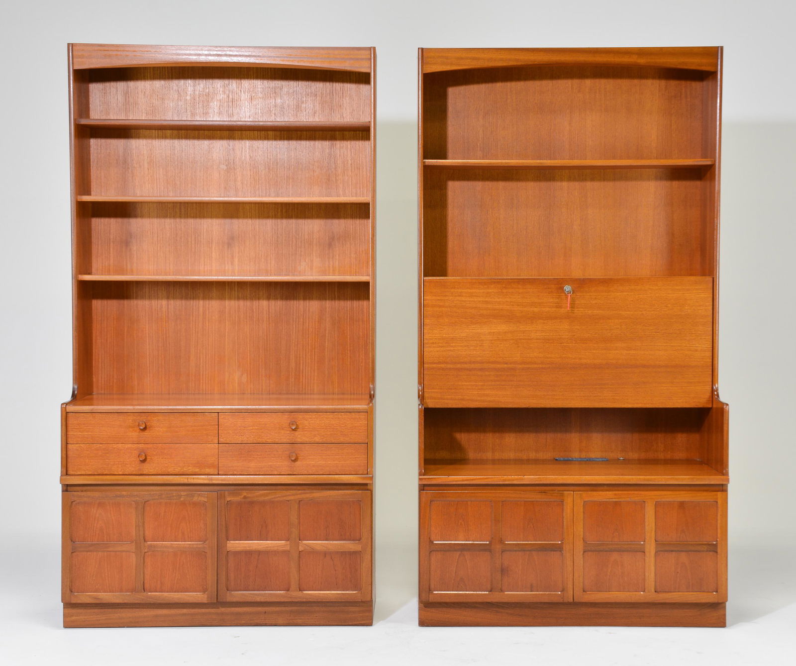 2 Mid Century Wall Units / Bookshelves Nathan