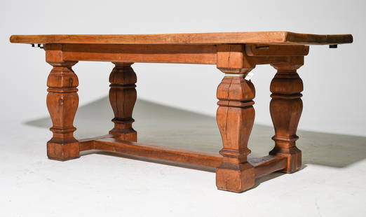 Farmhouse Solid Oak Heavy Table