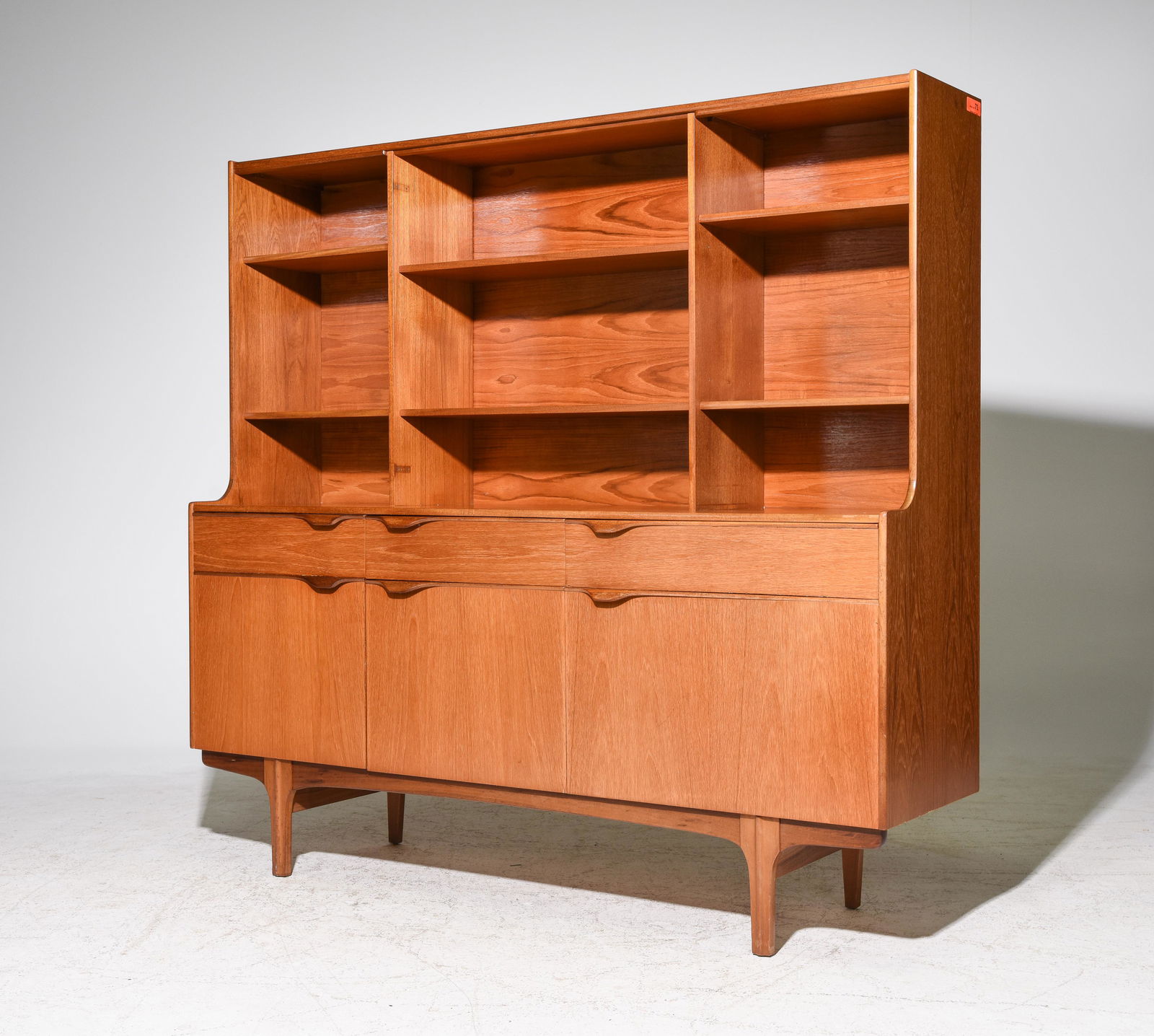 Mid Century Modern S Form Cabinet / Bookcase