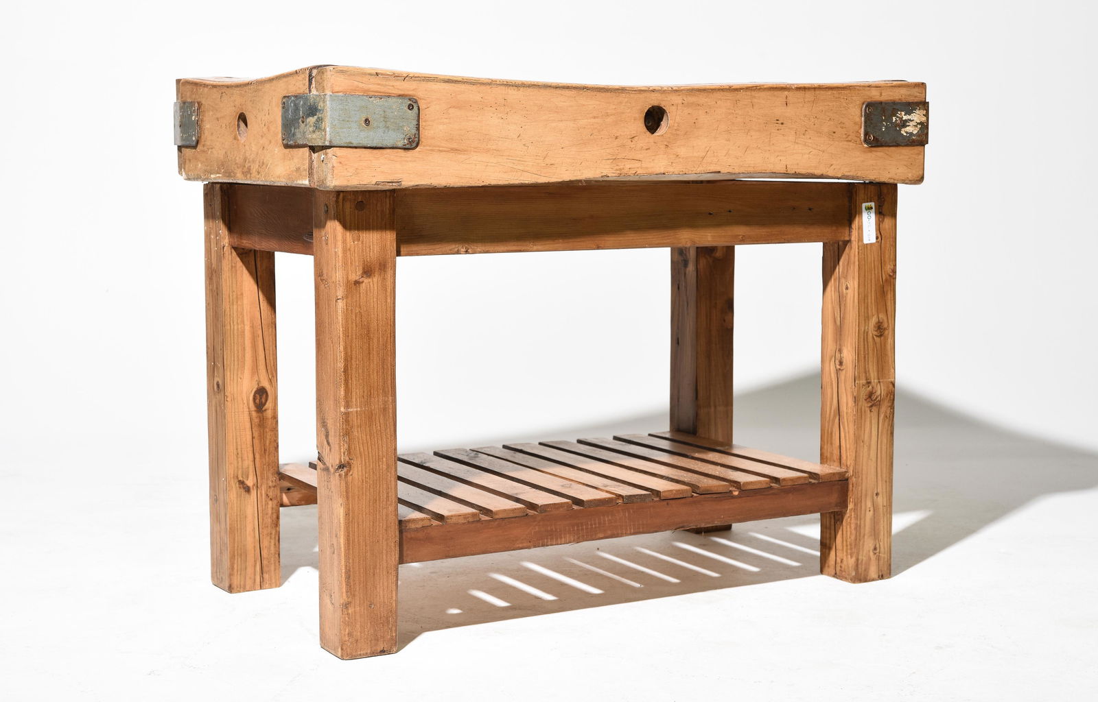 English Pine Butcher Block / Island