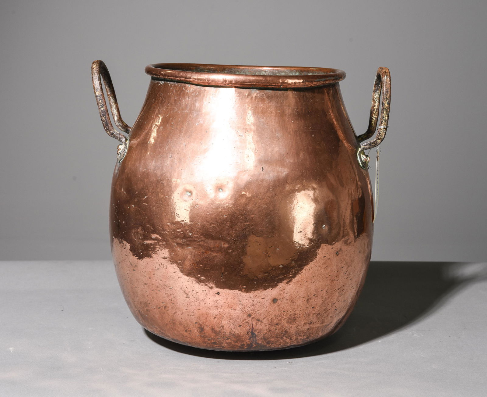 French Polished Copper Marmite / Pot Auction