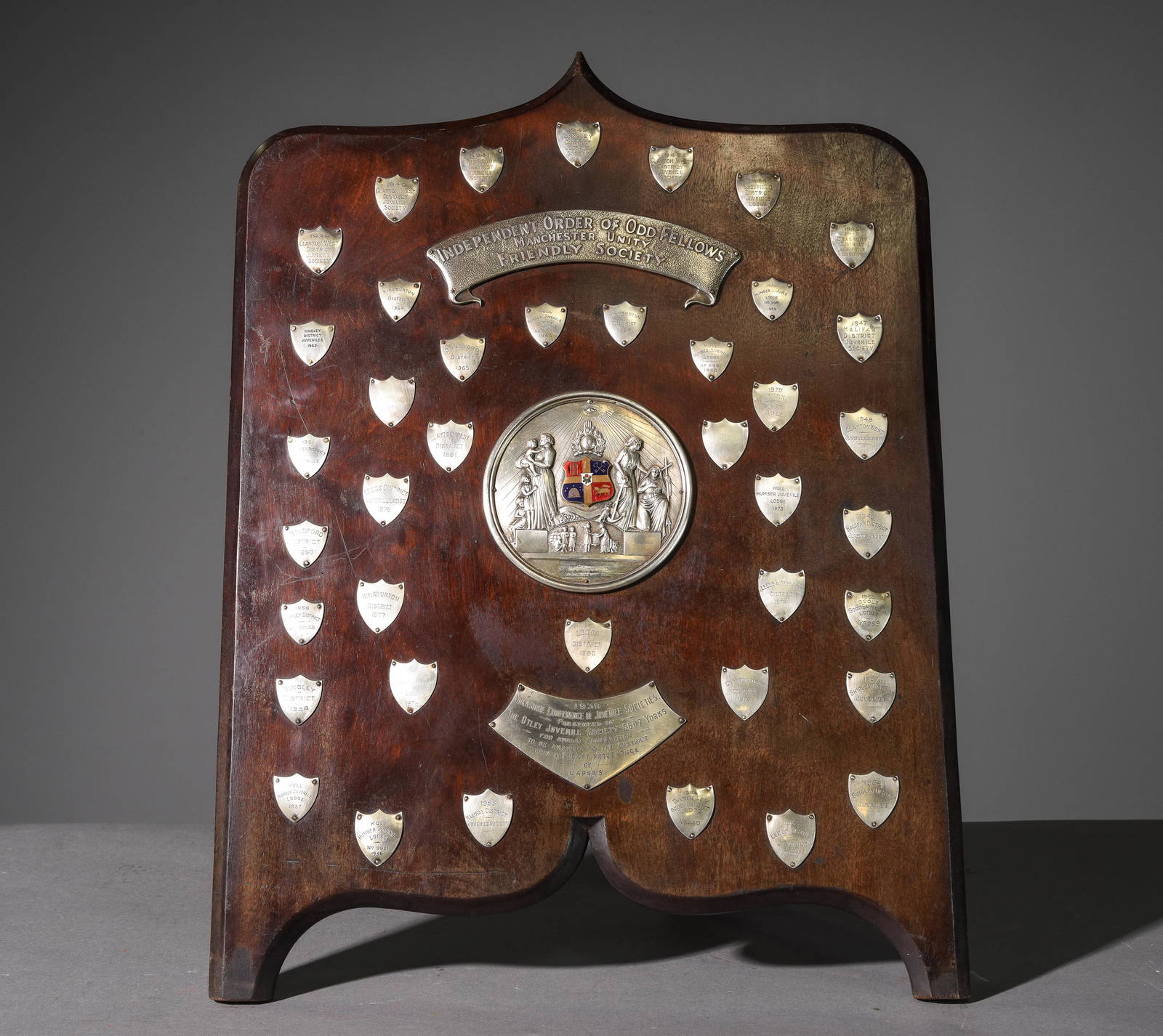 "independent Order Of Odd Fellows" Trophy Plaque Auction
