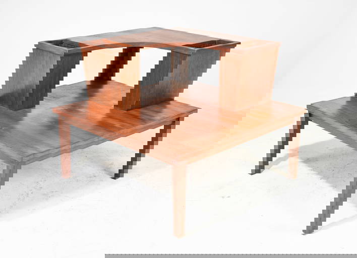 Large Mid Century Modern Corner Table