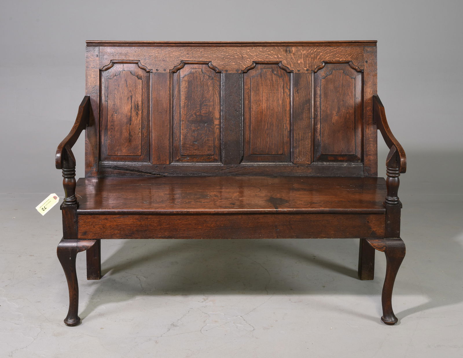 British Georgian Bench In Oak - Circa 1780 Auction