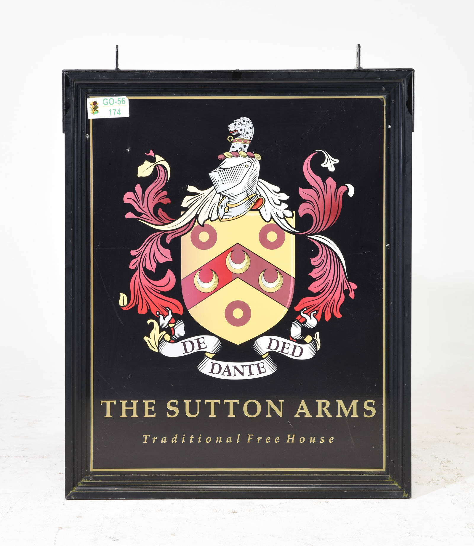 British Double Sided Pub Sign - The Sutton Arms Auction