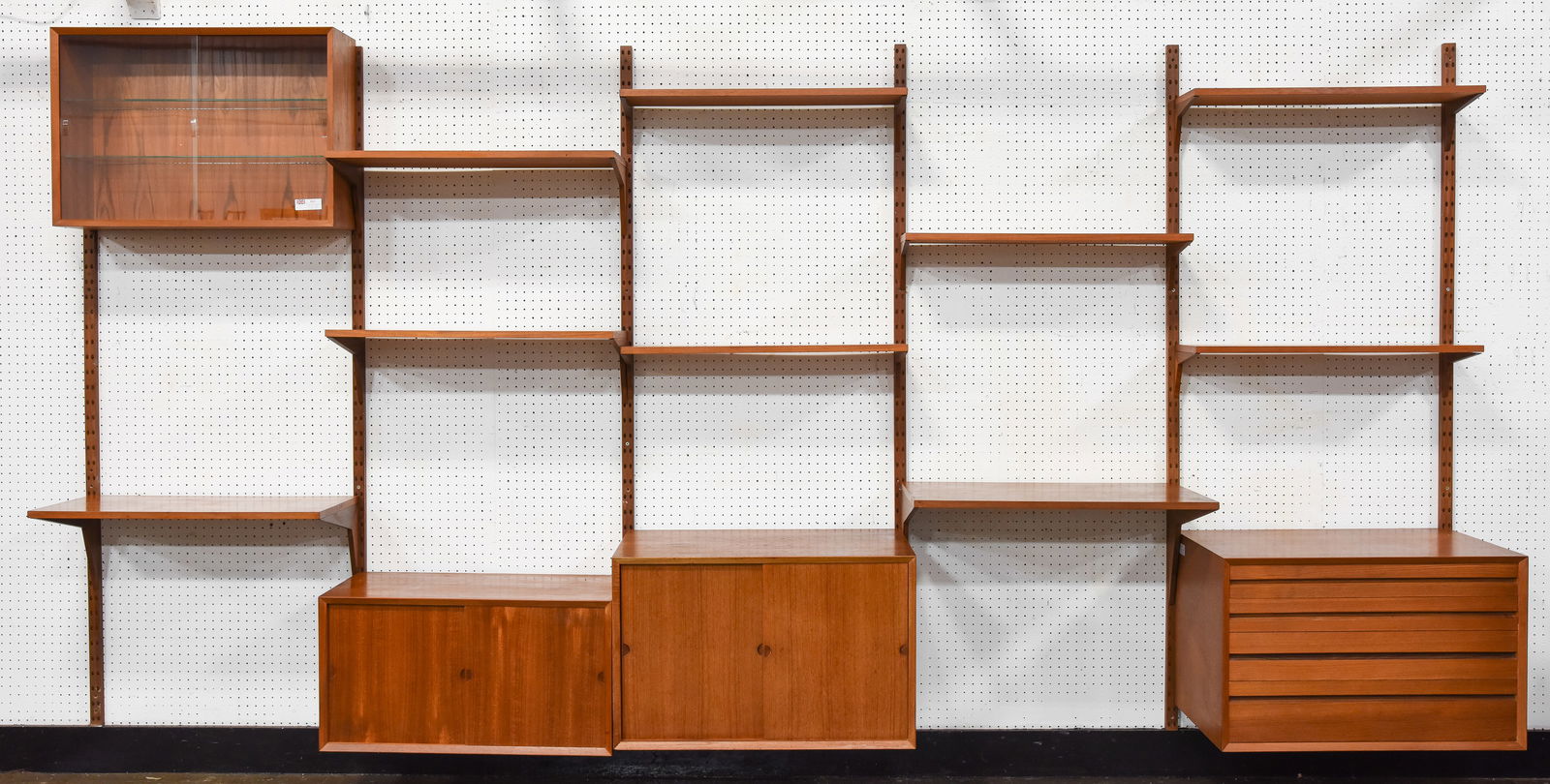 5 Bay Mid Century Danish Ps / Cado Style Wall Unit