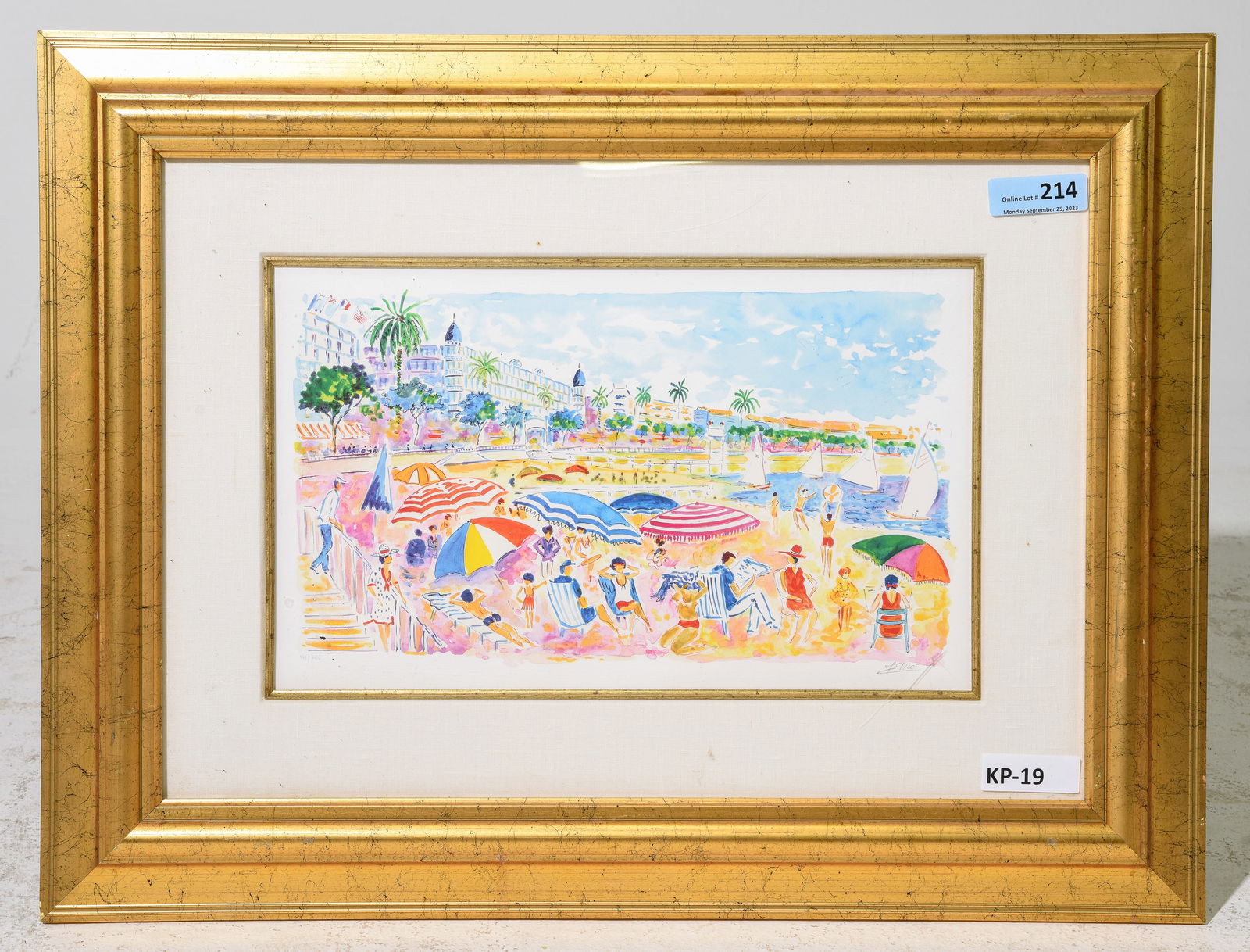 Jean Claude Picot "le Vase Bleu De Madrid" Serioli