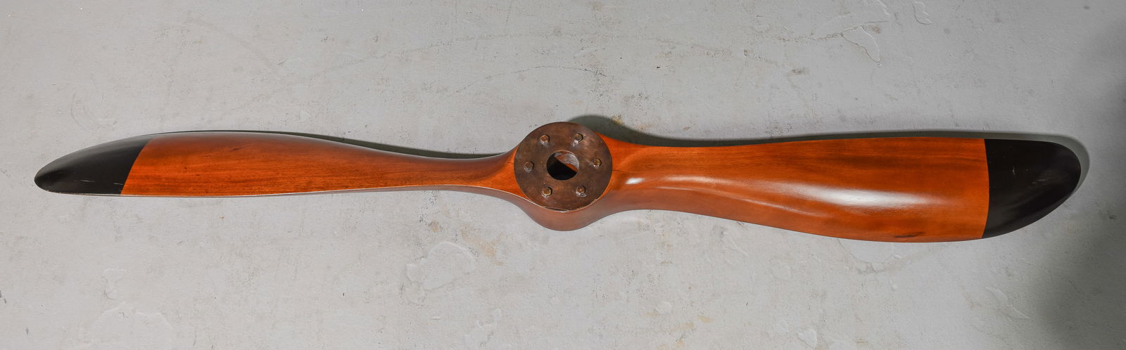 Large Decorative Wood & Metal Airplane Propeller Auction