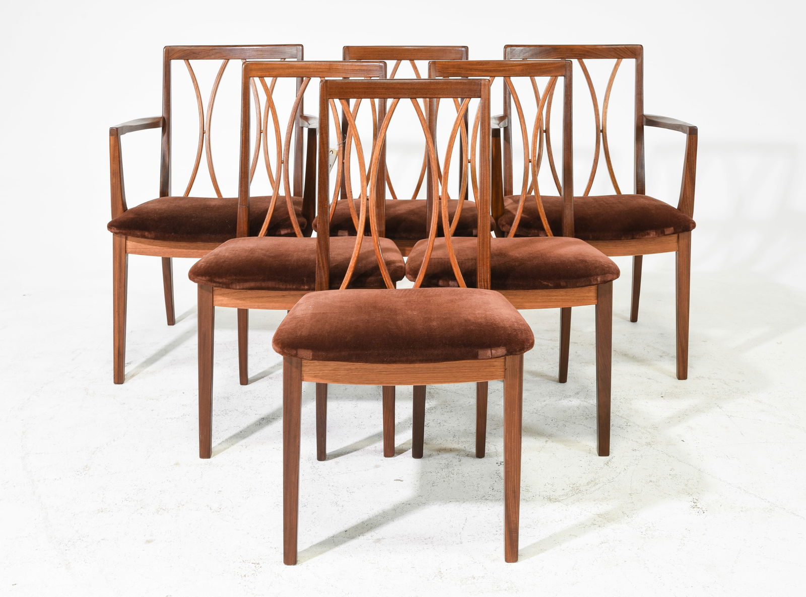 Set Of 6 Mid Century Modern G-plan Chairs Auction