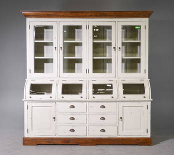 Large Painted Kitchen / Country Store Cupboard