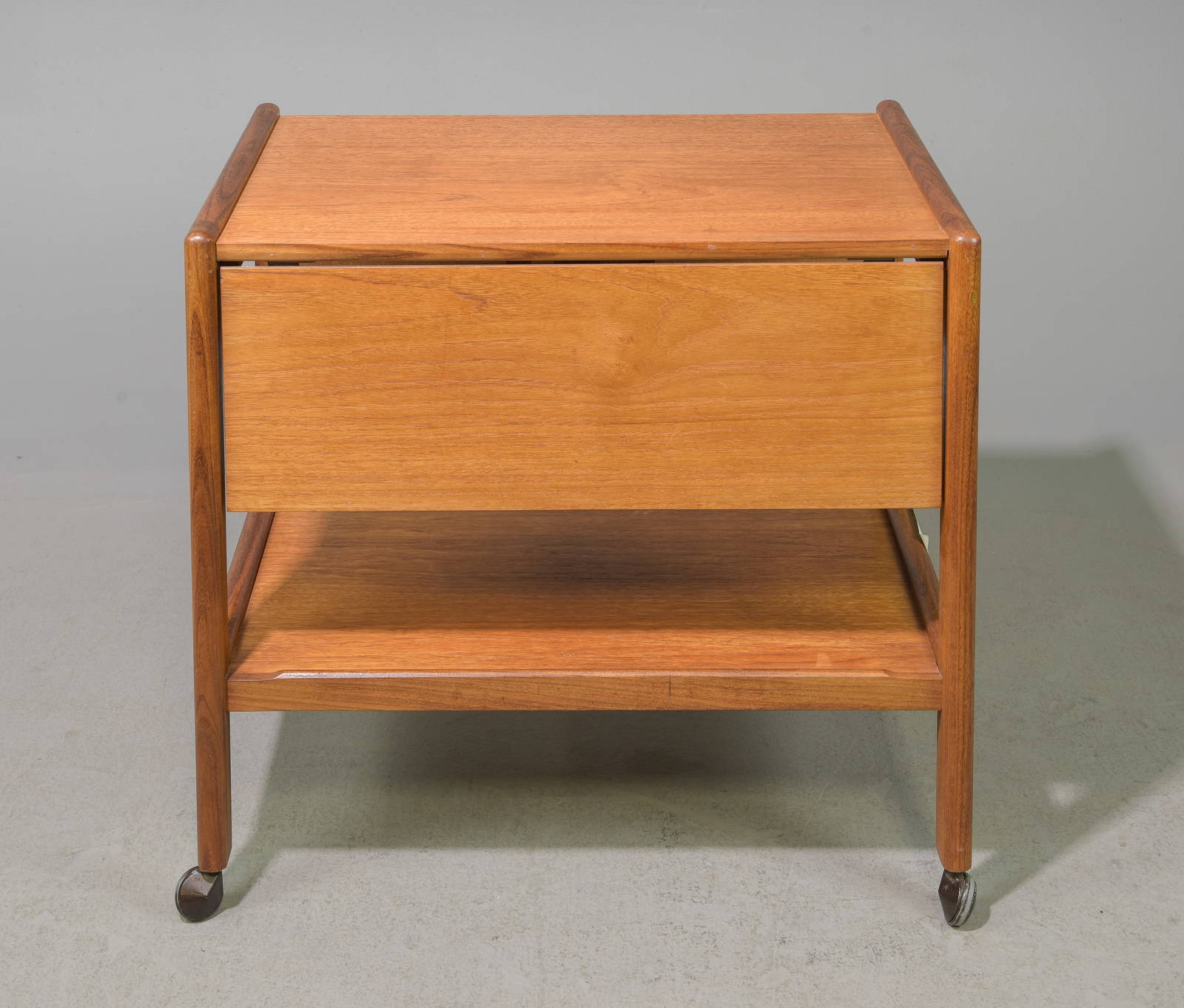 Mid Century Modern Drop Leaf Trolley / Cart Auction