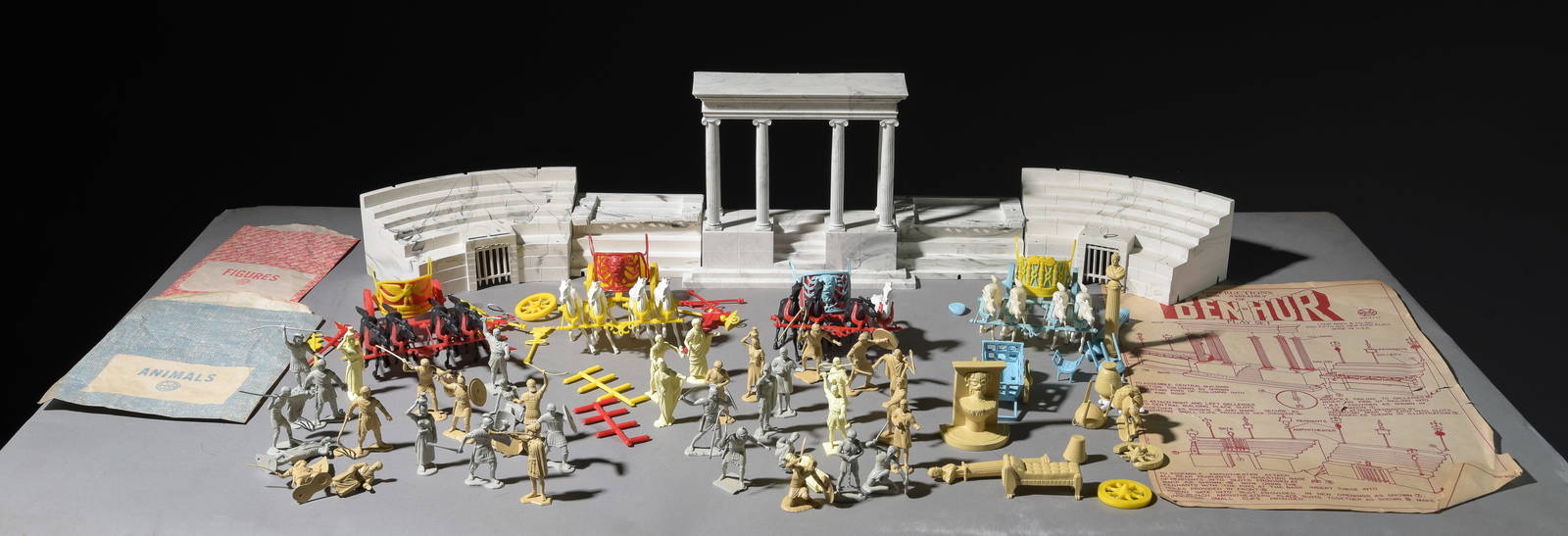 Marx Ben Hur Playset Number 4696 C.1960 Auction
