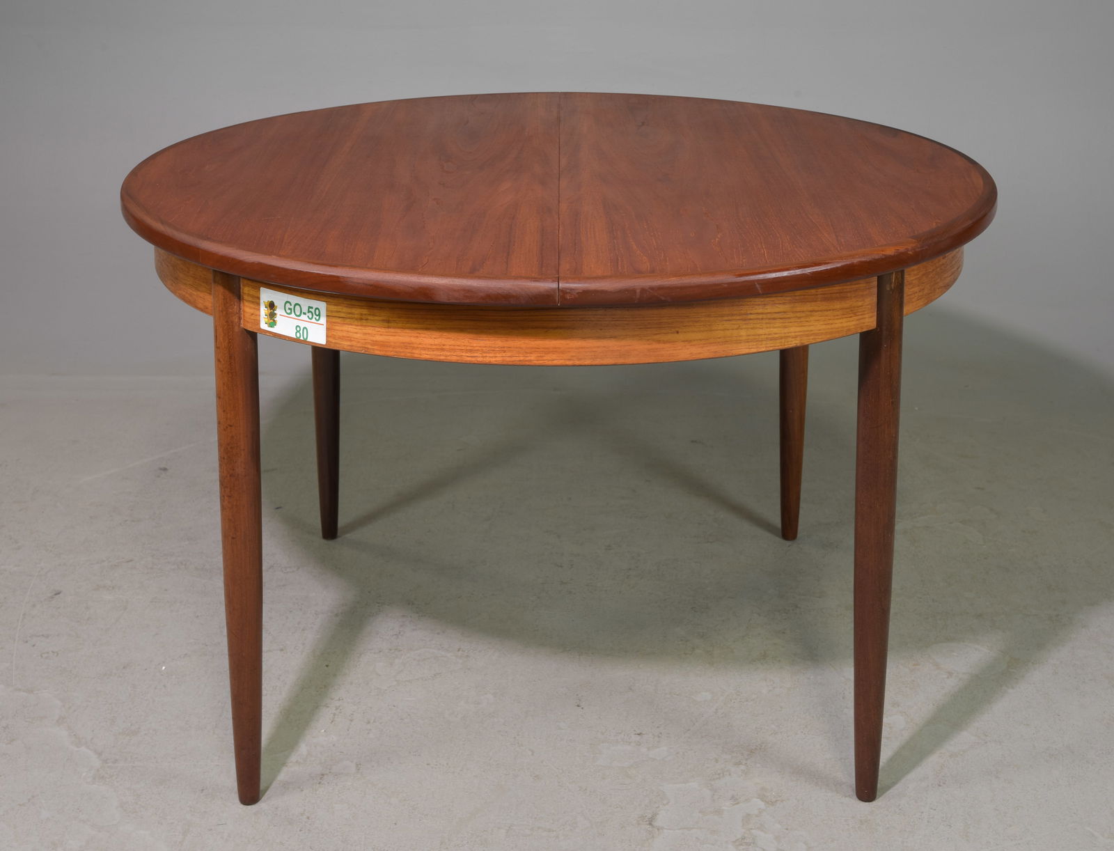 Round Mid Century Table By G-plan - Pop Up Leaf Auction