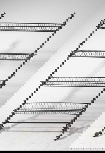 French Style Four Tier Rolling Rack