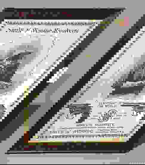 Smith & Wesson Advertisement Poster Auction