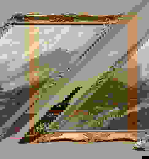 Reginald Jones Landscape - Highland Cattle By River Auction