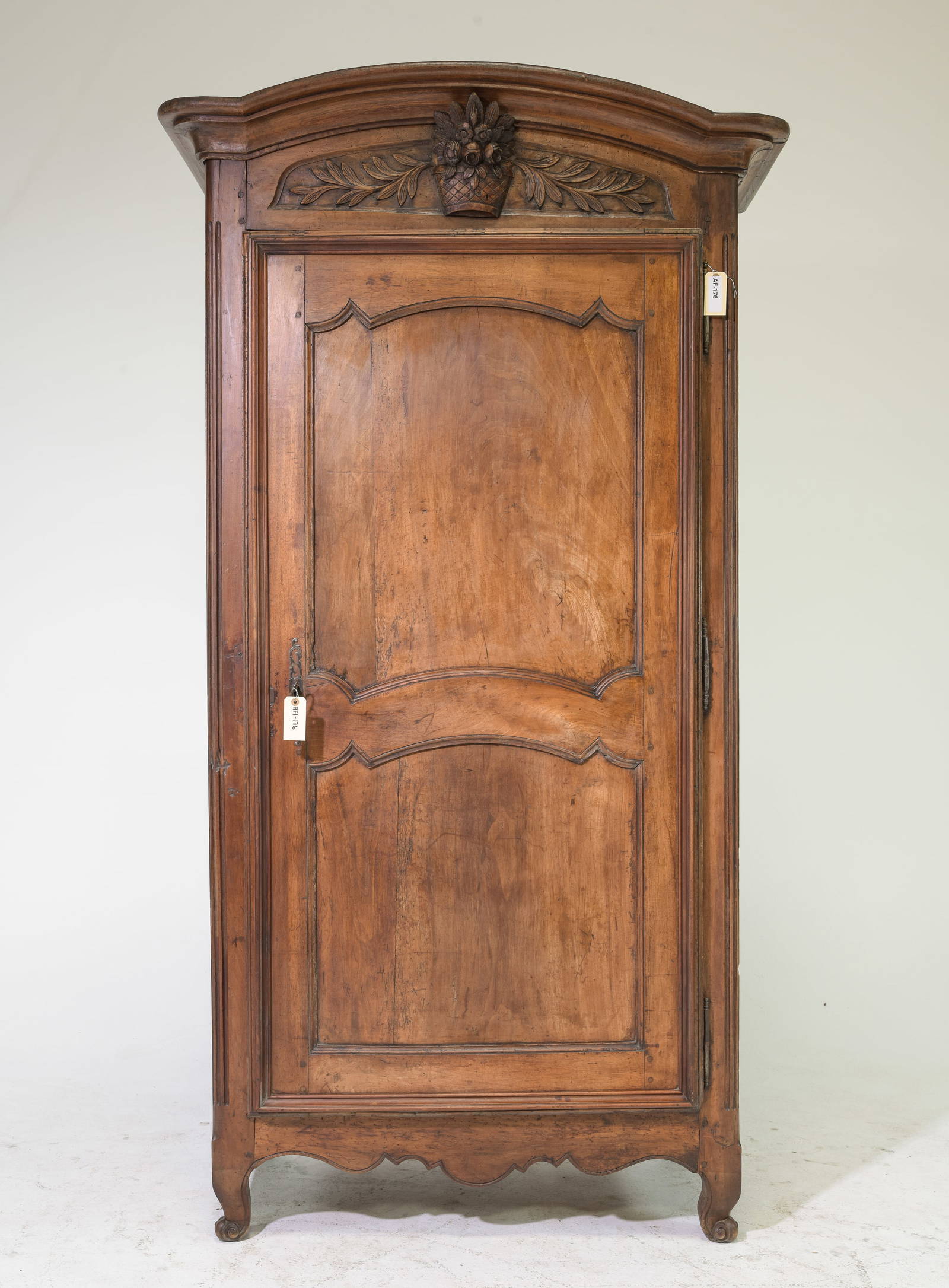 French Large Walnut Bonnetiere / Hall Robe Auction