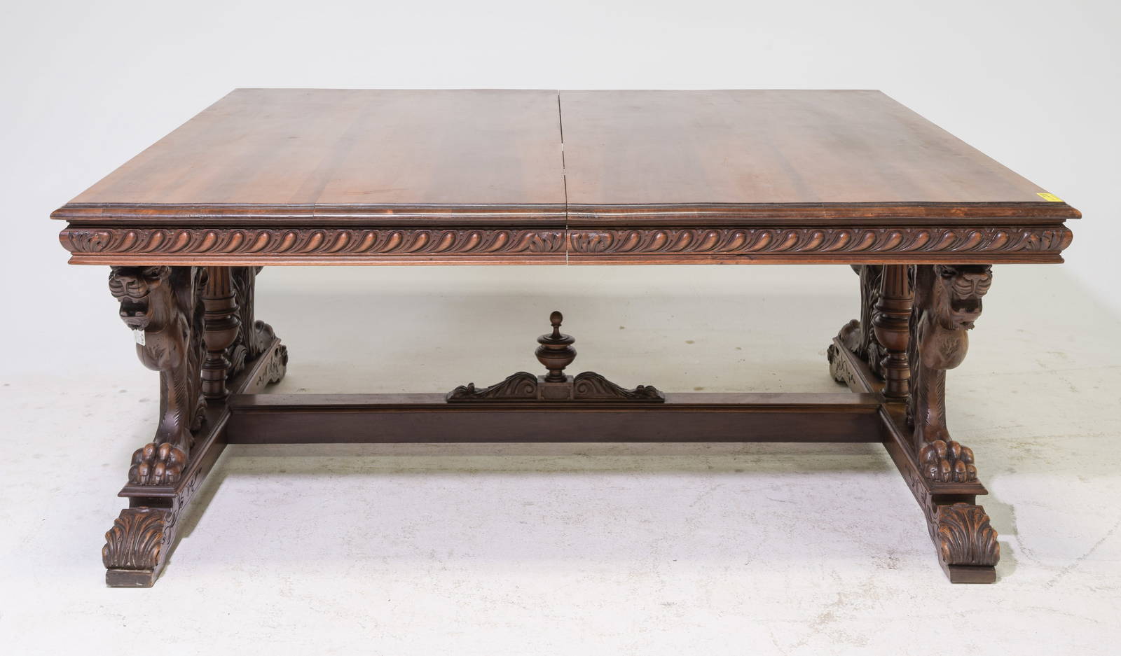 Antique Walnut Carved Giffin Figured Table Auction