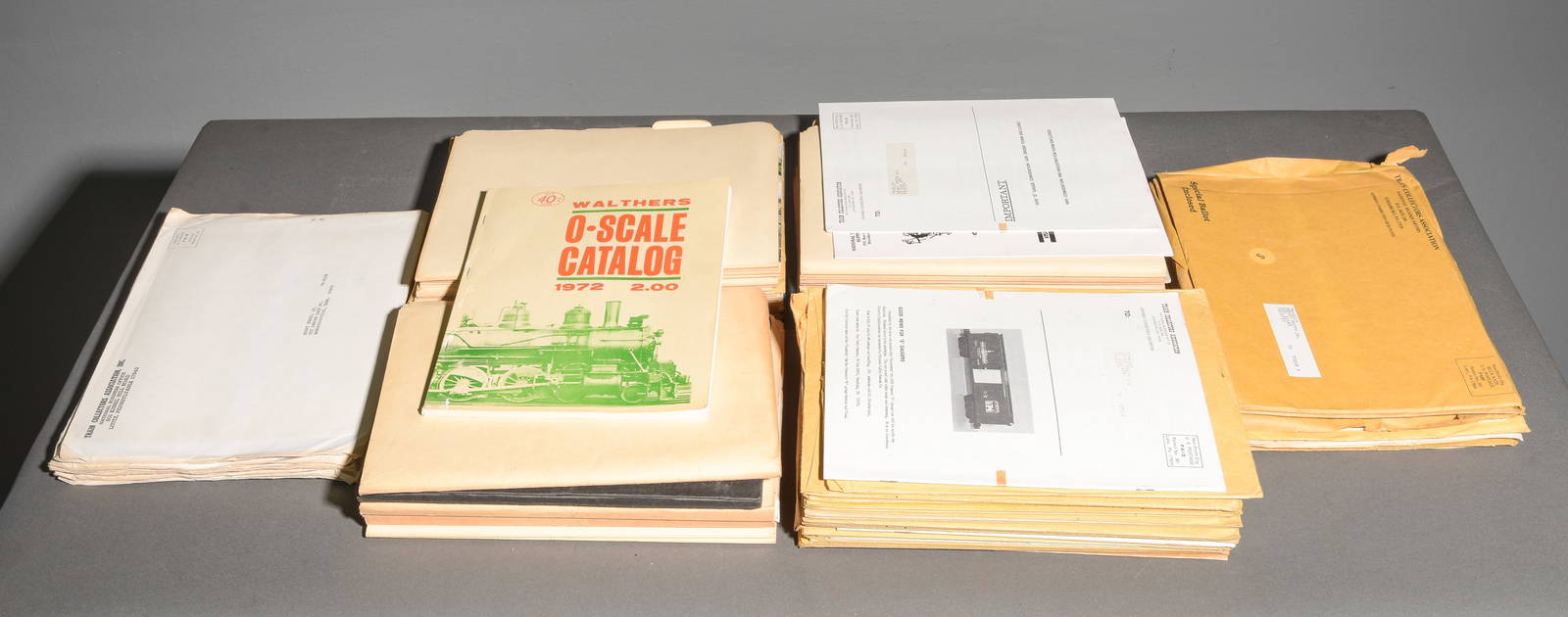 Paper Marketing Collateral And Model Train Ephemera #1 Auction
