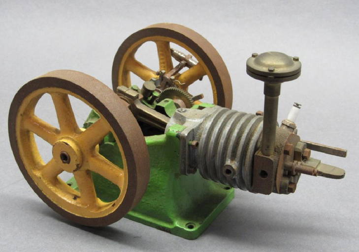 Cast Iron Hit & Miss Engine Marked With B