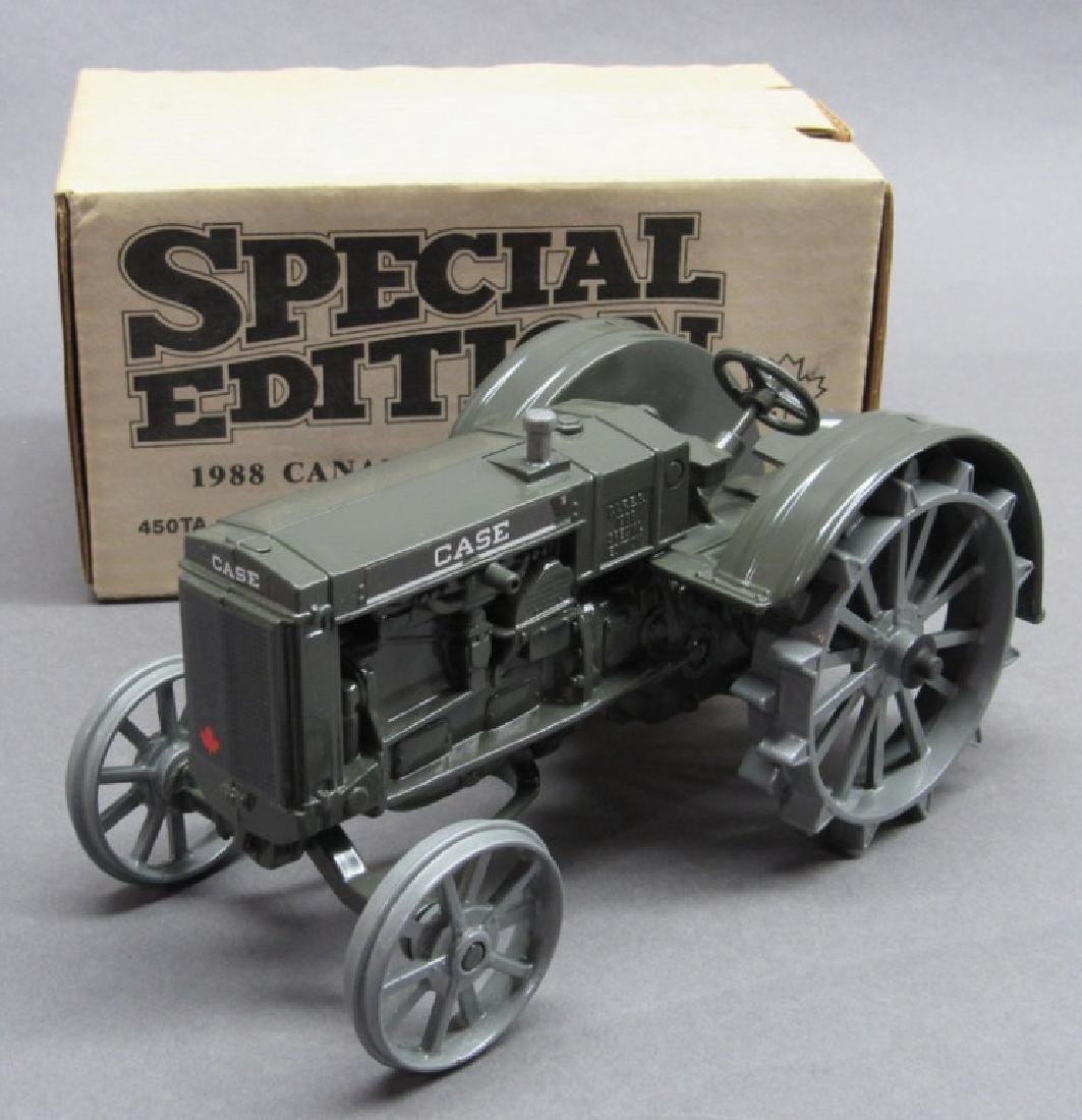 Ertl Case Tractor On Steel 1988 Canadian Farm Show