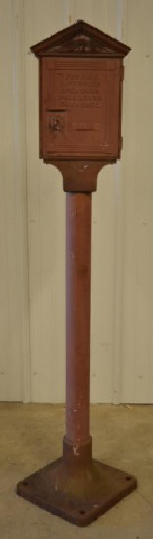 Vintage Cast Iron Fire Box With Stand