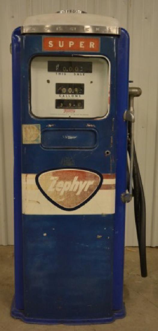 Zephyr Gasoline Tokheim Model 300 Gas Pump