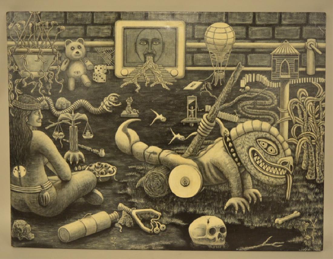 Andrew Hensel "Manzo" Oil On Canvas