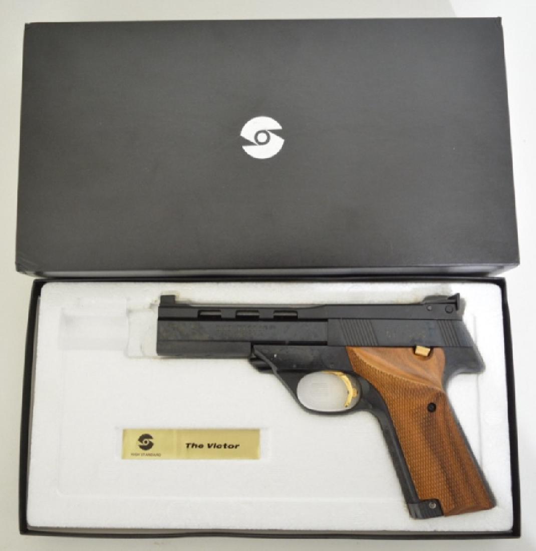 High Standard The Victor 22lr Semi Auto Pistol Mib