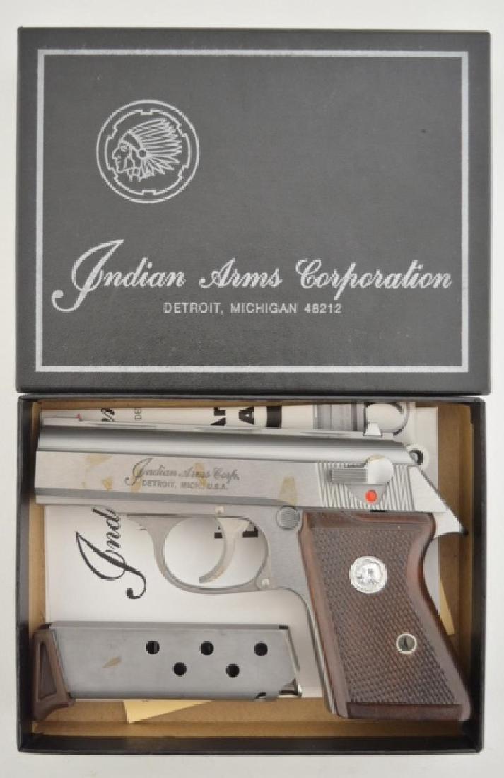Indian Arms Corp. Model P 380 Semi Auto Pistol Mib