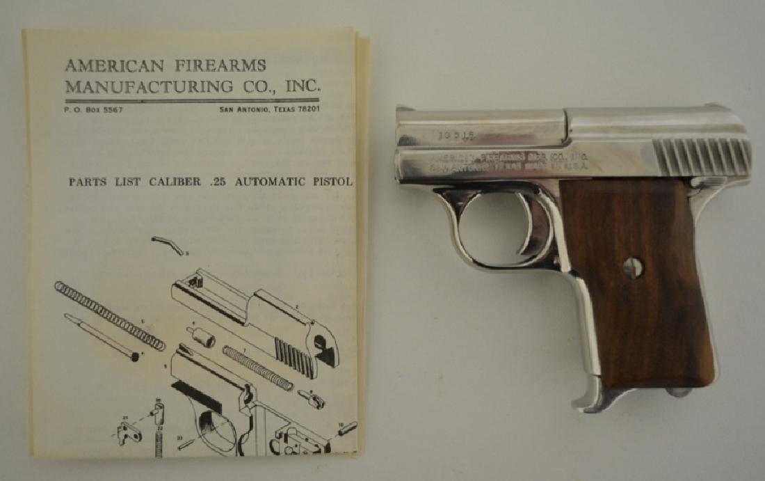 American Firearms SS25 .25 Cal Semi-Auto Pistol - Jan 14, 2018 | Kraft ...