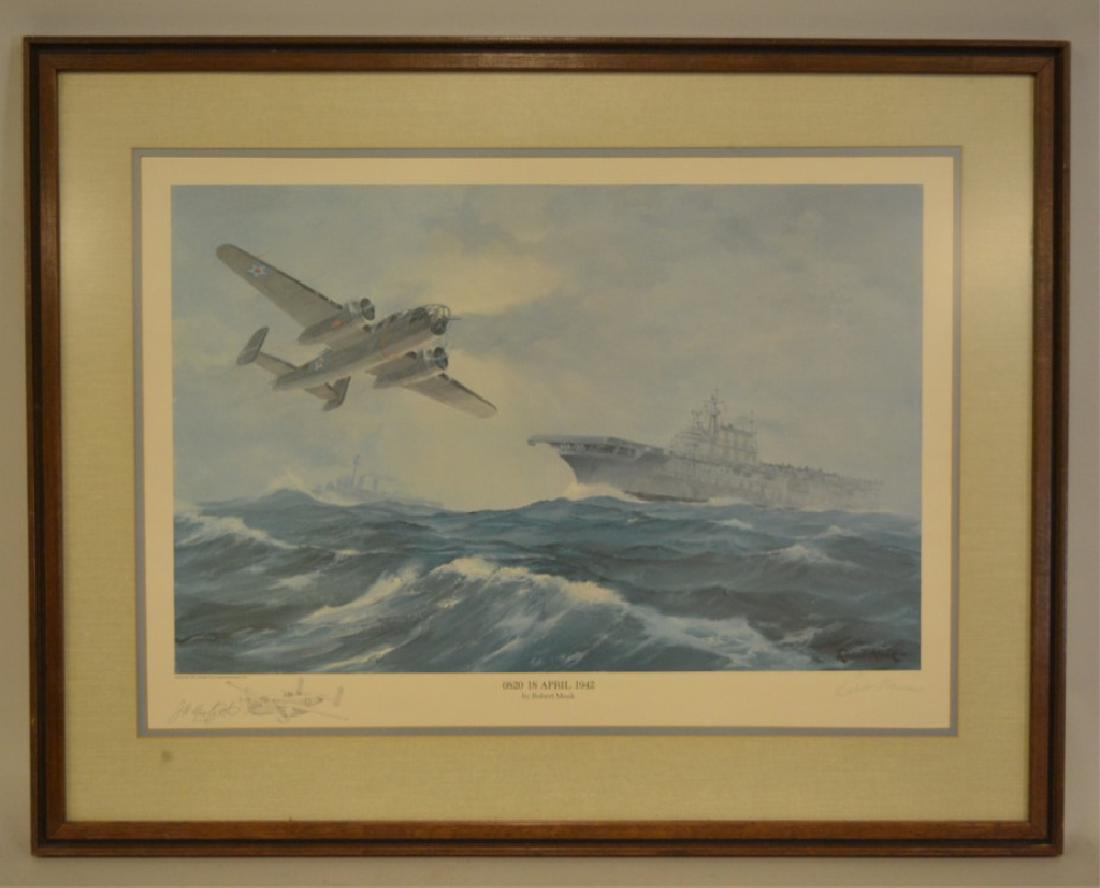 WWII Doolittle Raiders Signed Print