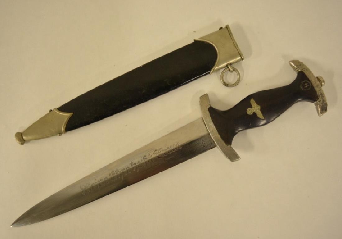 Wwii German Ss Honor Dagger With Scabbard