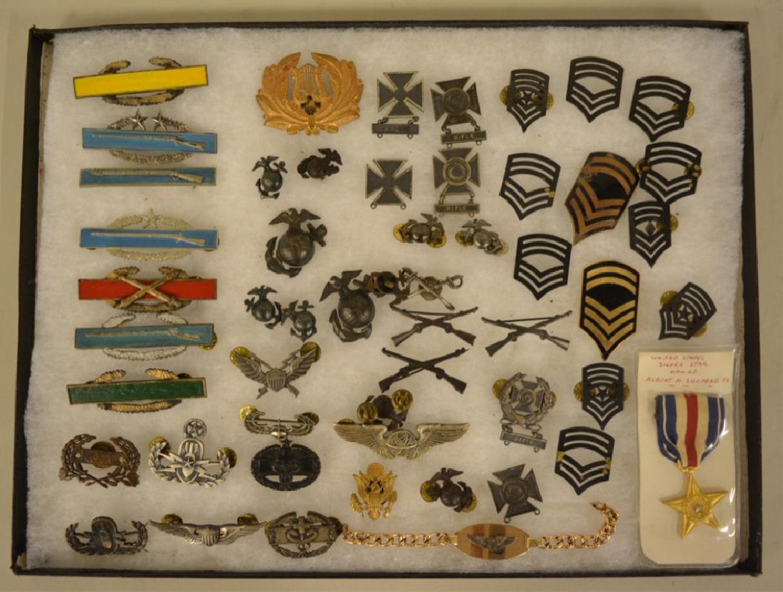 WWII Era US Military Pin And Badge Lot