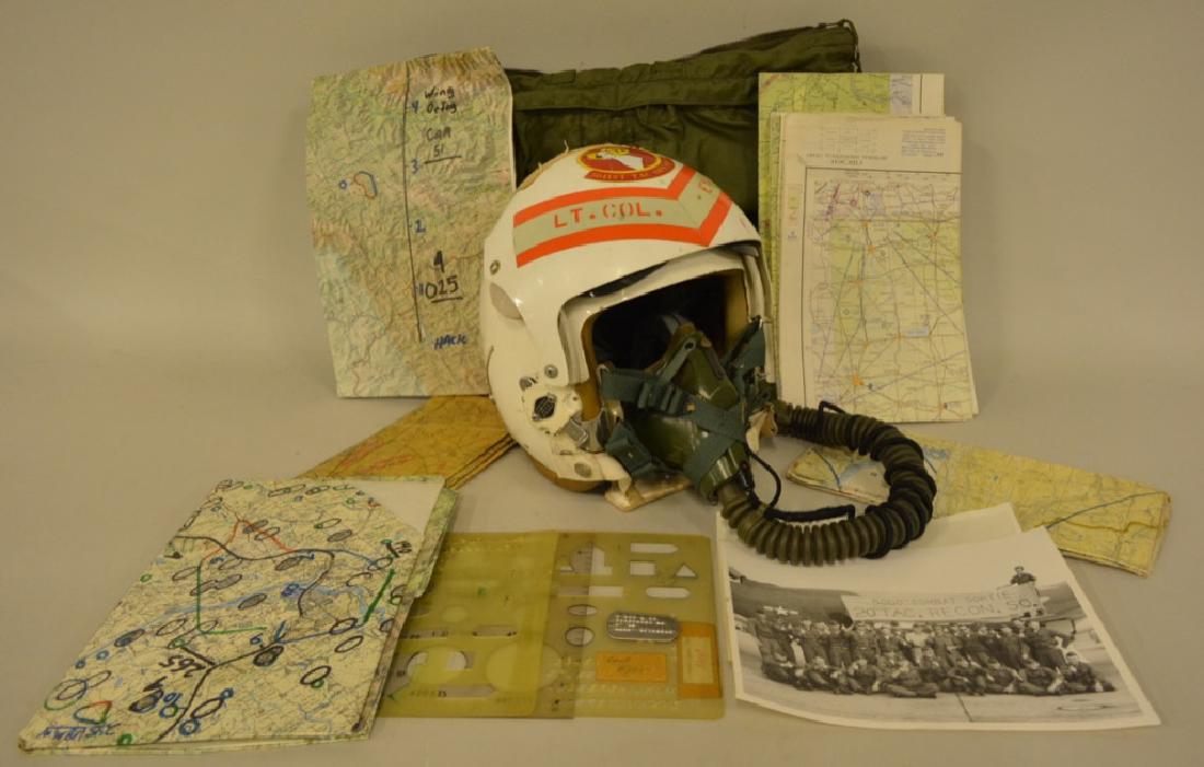 Vintage US Military Pilots Helmet Collection