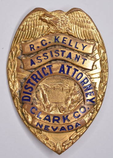 Obsolete Las Vegas Asst. District Attorney Badge
