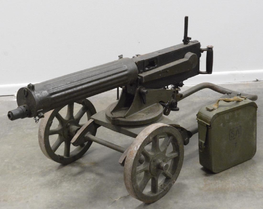 Deactivated 1938 Russian Maxim M1910 Machine Gun