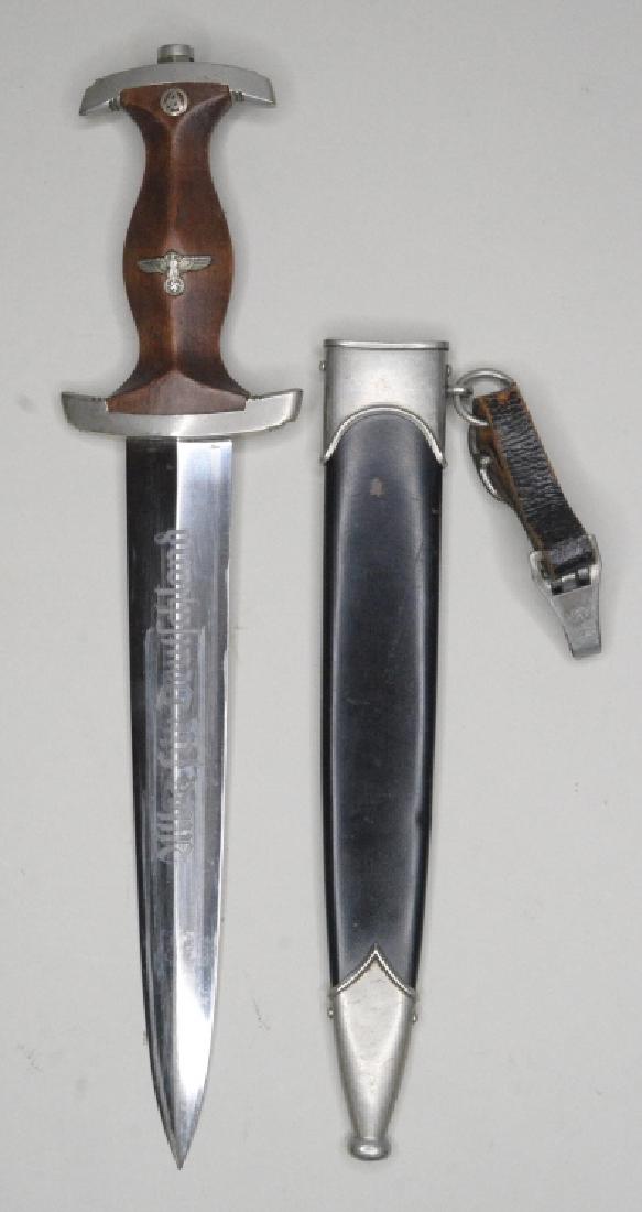 WWII German SA Dagger With Scabbard & Hanger