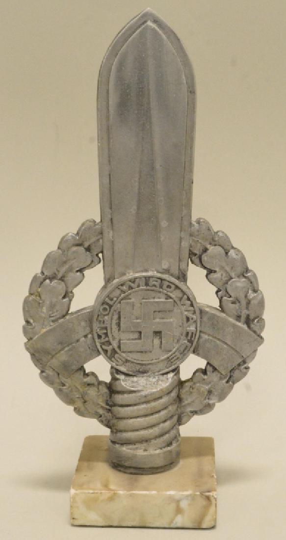 WWII German Symbol Wird Waffe Swastika Flag Topper