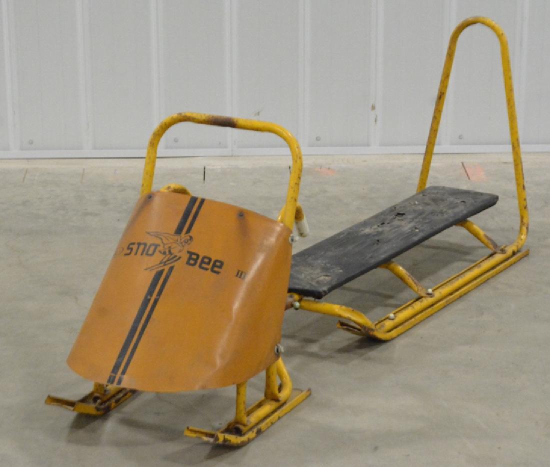 Vintage SNO BEE Multi-Person Snomobile Sled
