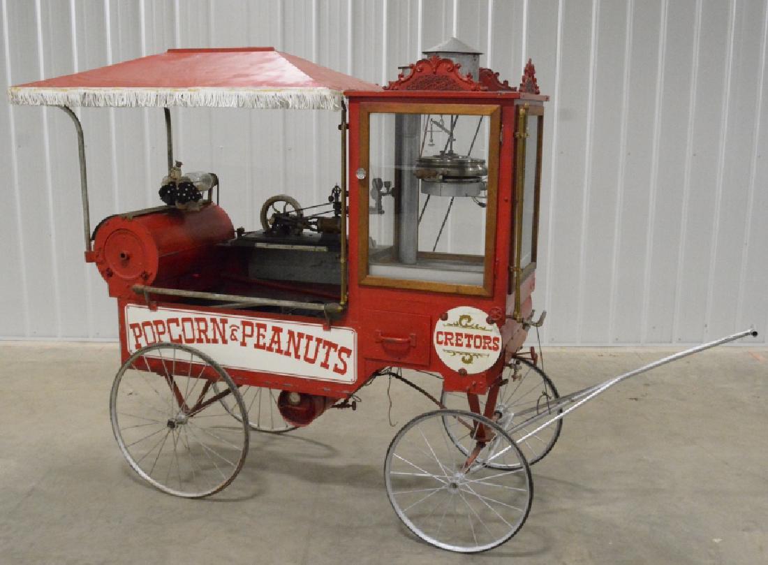 Early C. Cretors & Co. Popcorn Peanut Steam Wagon