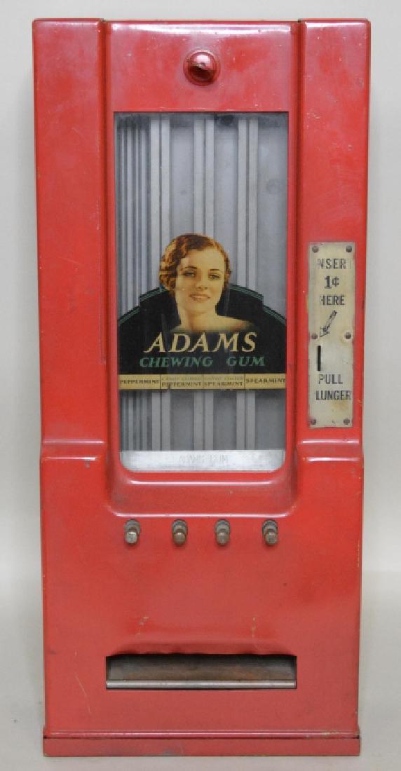 Adams Chewing Gum Coin-Op Vending Machine - Jan 26, 2019 | Kraft ...