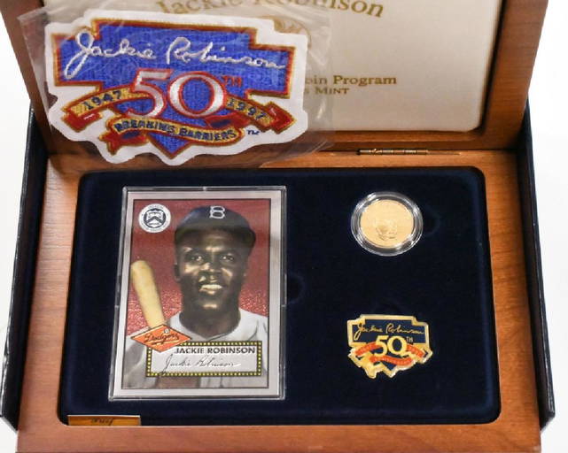Jackie Robinson 50 Anniversary Commermorative Coin