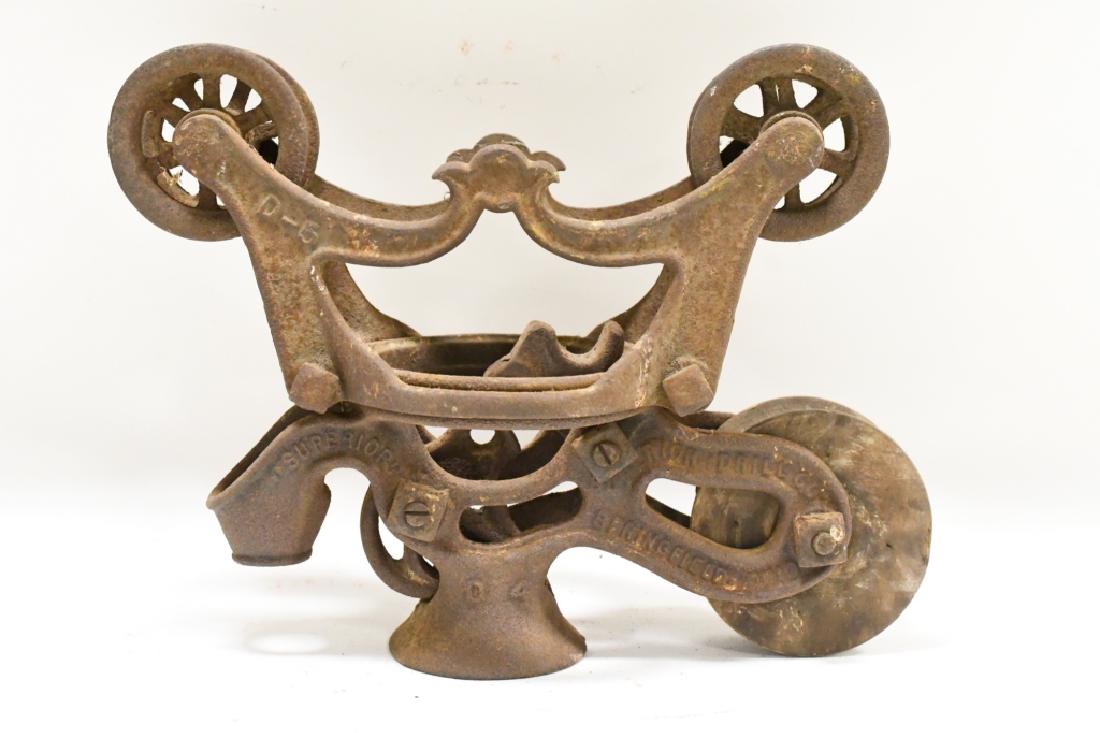 Vintage Superior Hay Trolley / Carrier