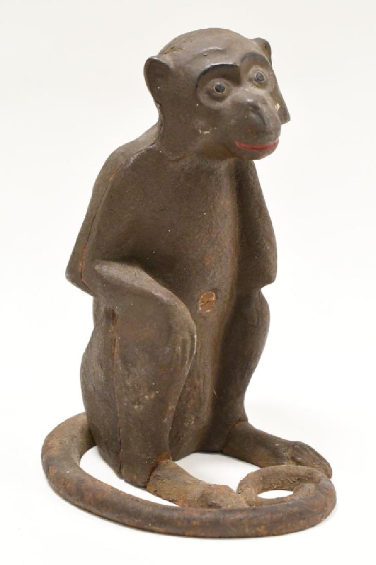 Cast Iron Monkey Door Stop