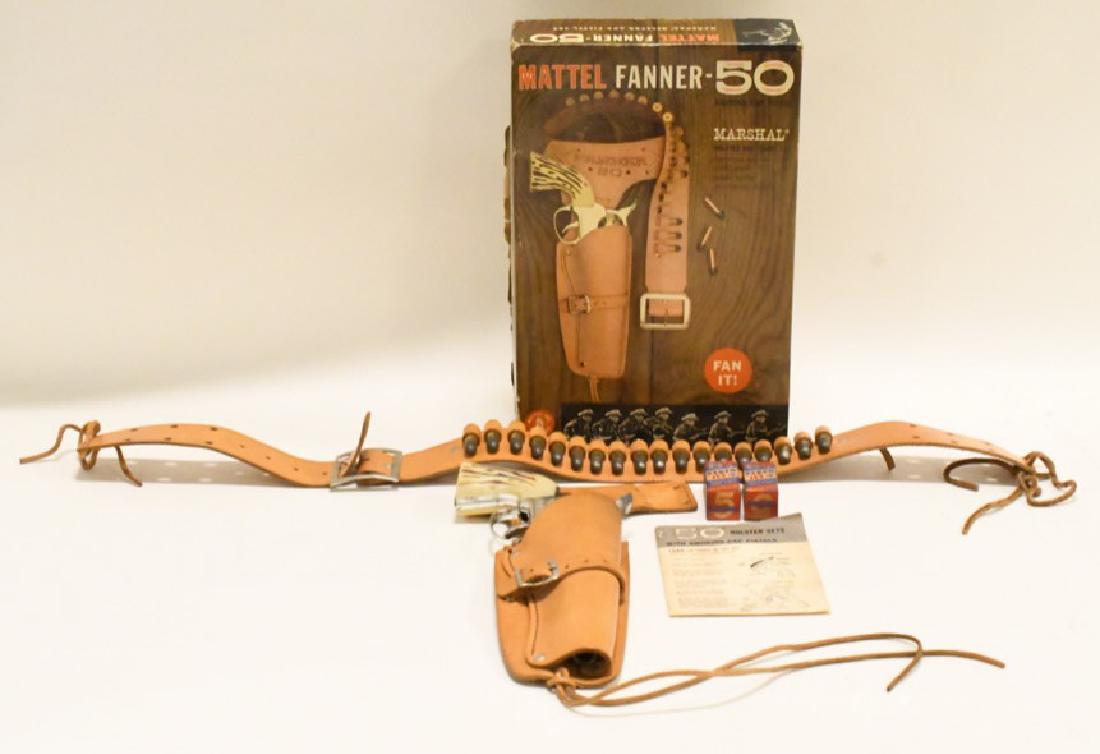 Mattel Fanner-50 Cap Gun w/ Box & More