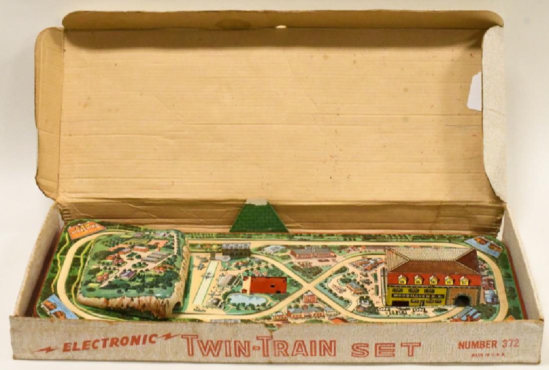 Mysterious Electronic Twin Train Layout In Box