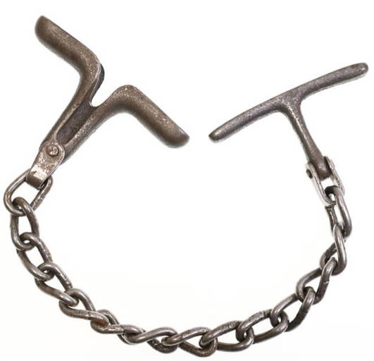 Antique Police Chain Twister Handcuff Come Along