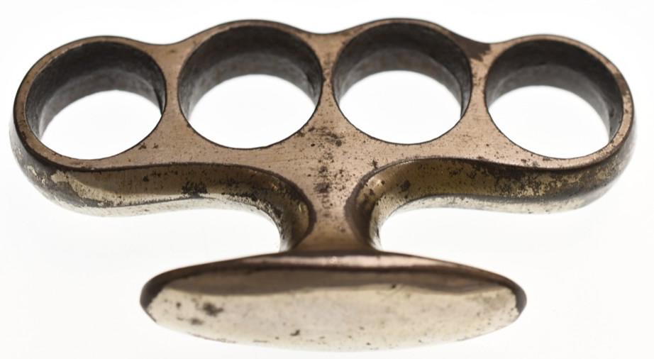 Vintage Double Weighted Iron Knuckle Dusters