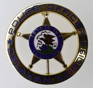 Obsolete Illinois Tactical Officers Badge